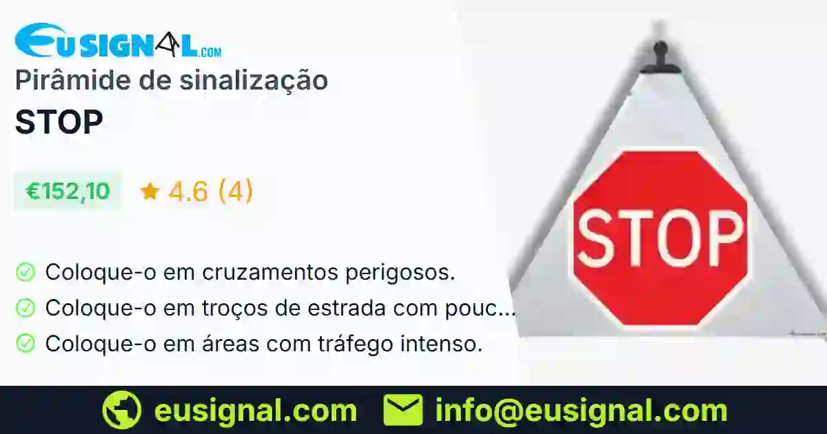 STOP — Pirâmide de sinalização | EUSIGNAL